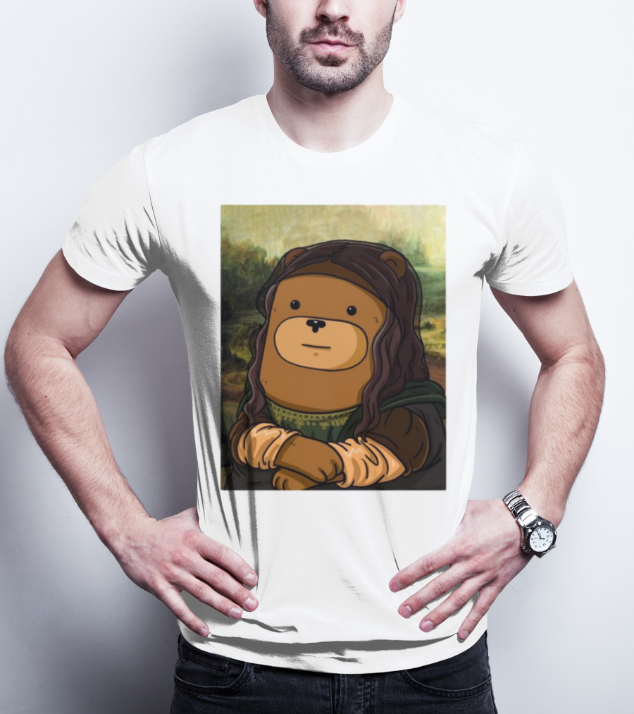 Figen.Eth Boi The Bear Mona Lisa Parody T-Shirt