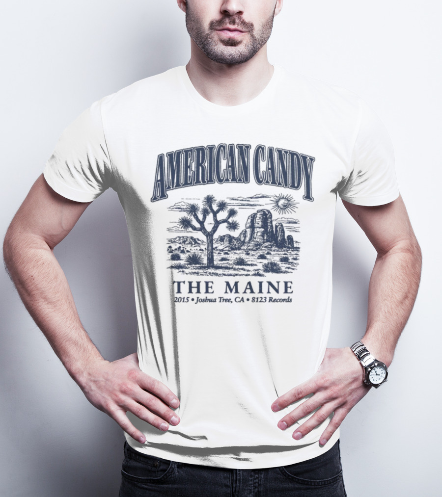 American Candy The Maine Joshua Tree CA Souvenir 2022 Summer T-Shirt
