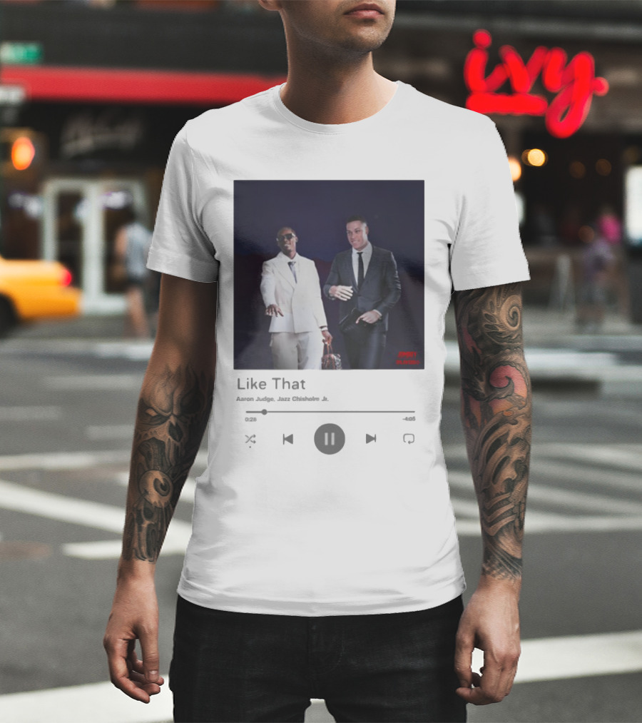 Janky Playlist Like That Aaron Judge Jr. T-Shirt