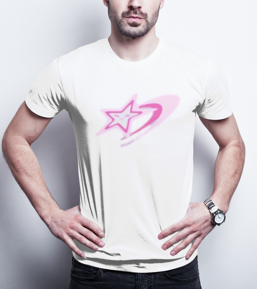 Dreamboy White Pink Star T-Shirt