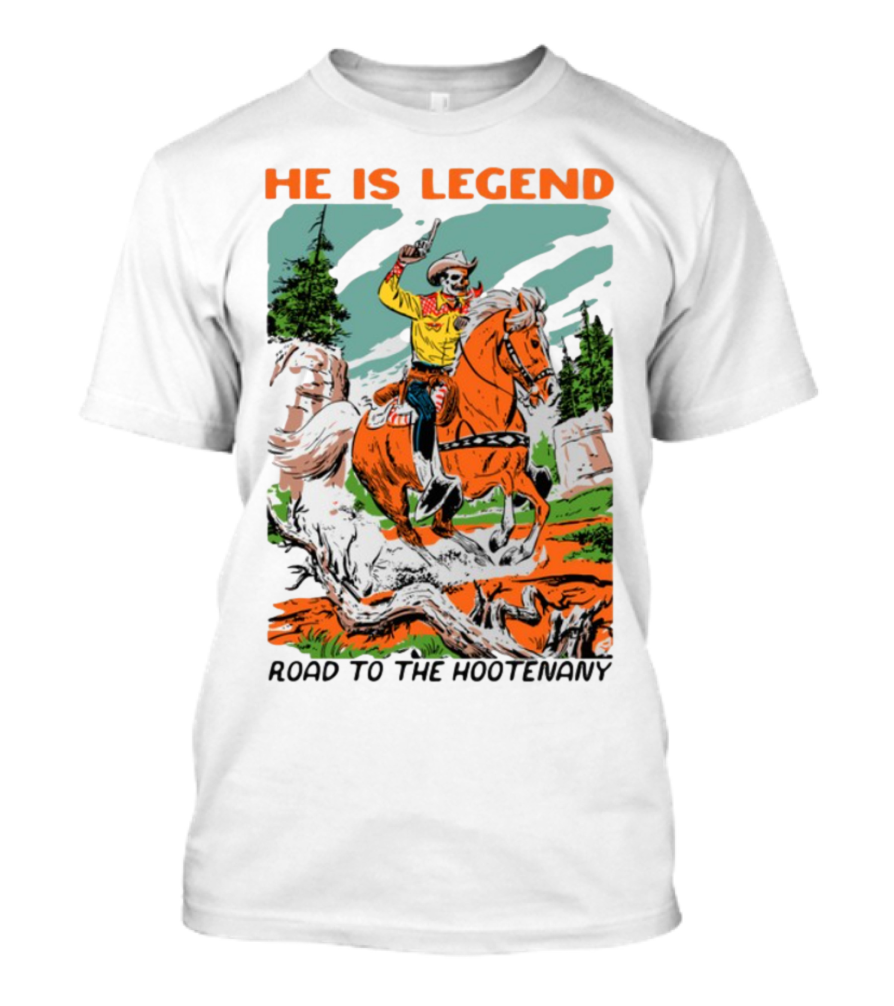HE IS LEGEND COWBOY BACK TO THE FRONTIERS T-Shirt
