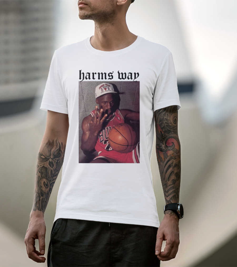Harm's Way Bulls Basketball Legend 23 Championship Tribute T-Shirt