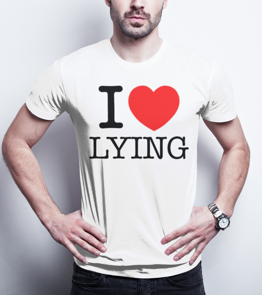 Premi Sterlin I Heart Lying Bold Statement T-Shirt