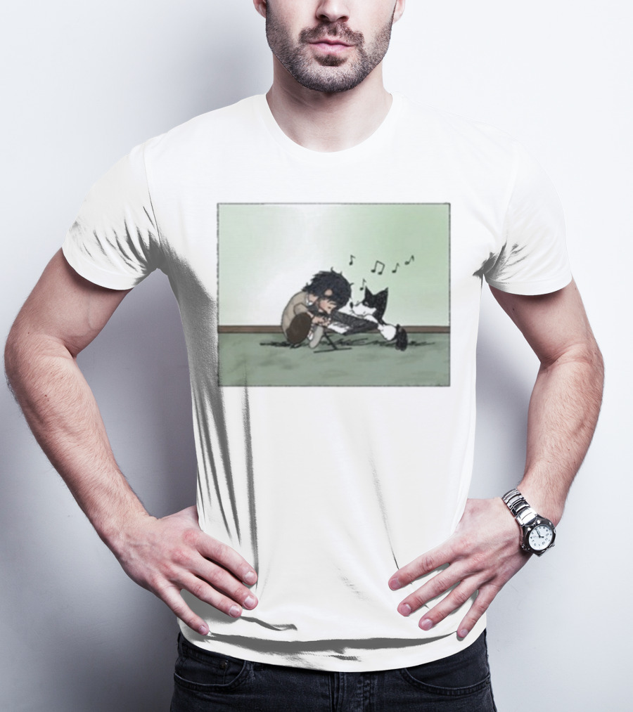 Alex G Playing Piano With Snoopy Peanuts Scene T-Shirt