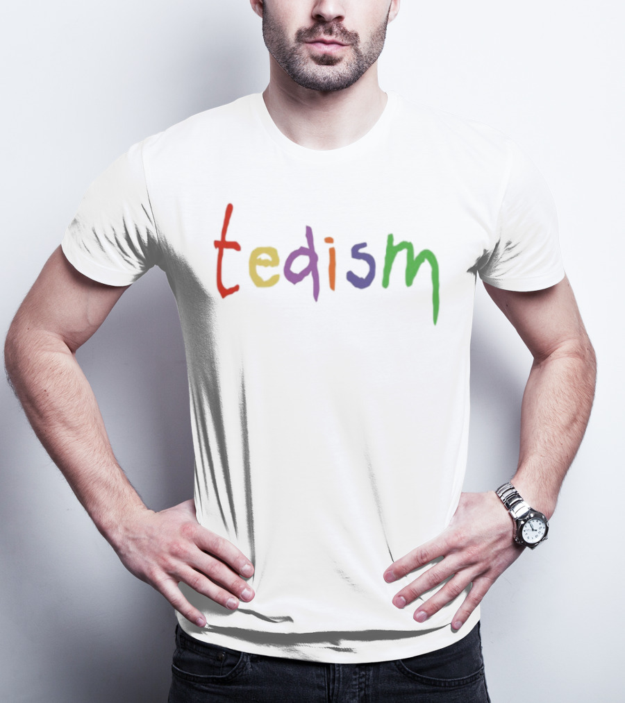 Tedism Colorful Rainbow Letters T-Shirt