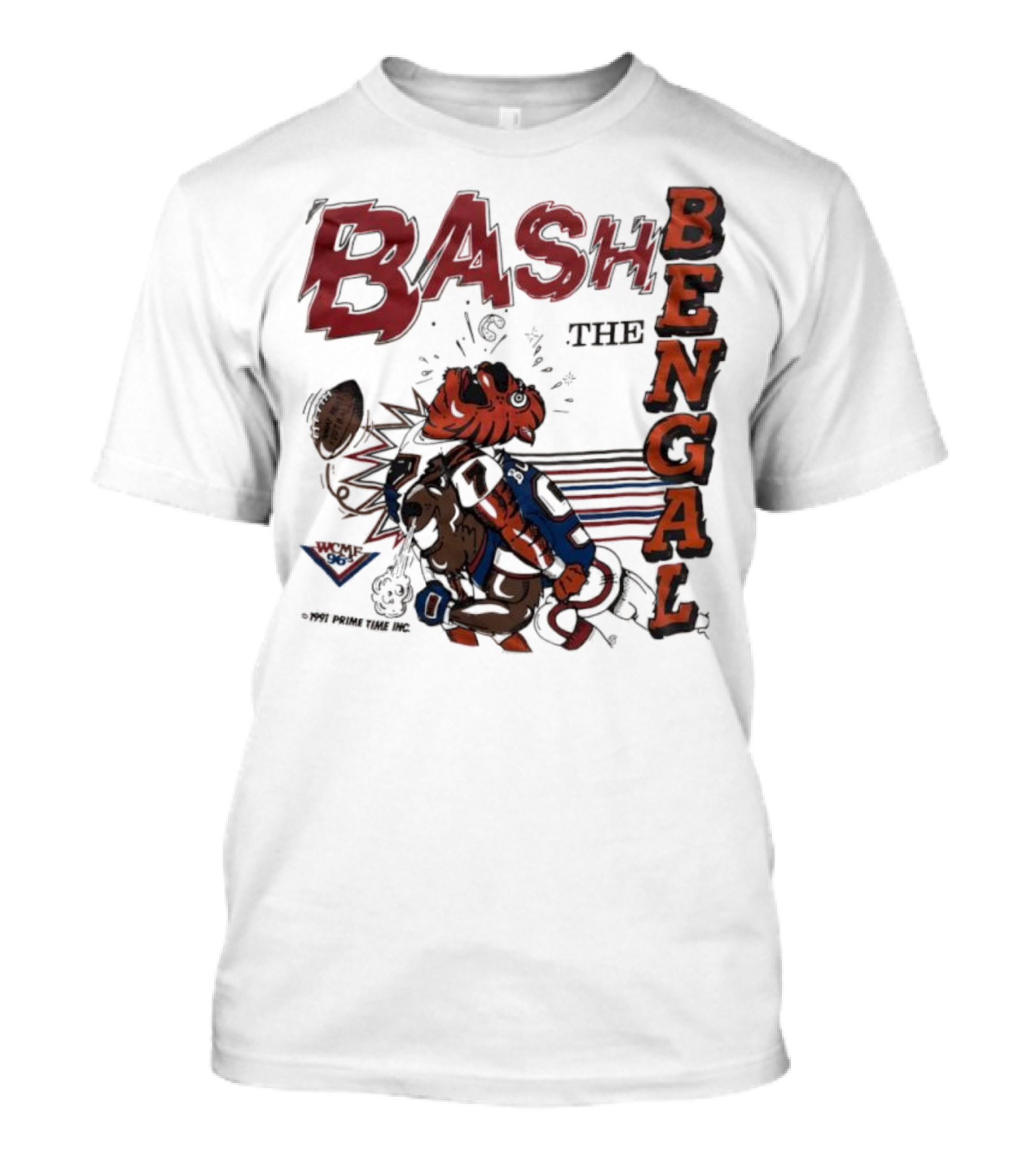 Bash The Bengal Football Rivalry Action T-Shirt