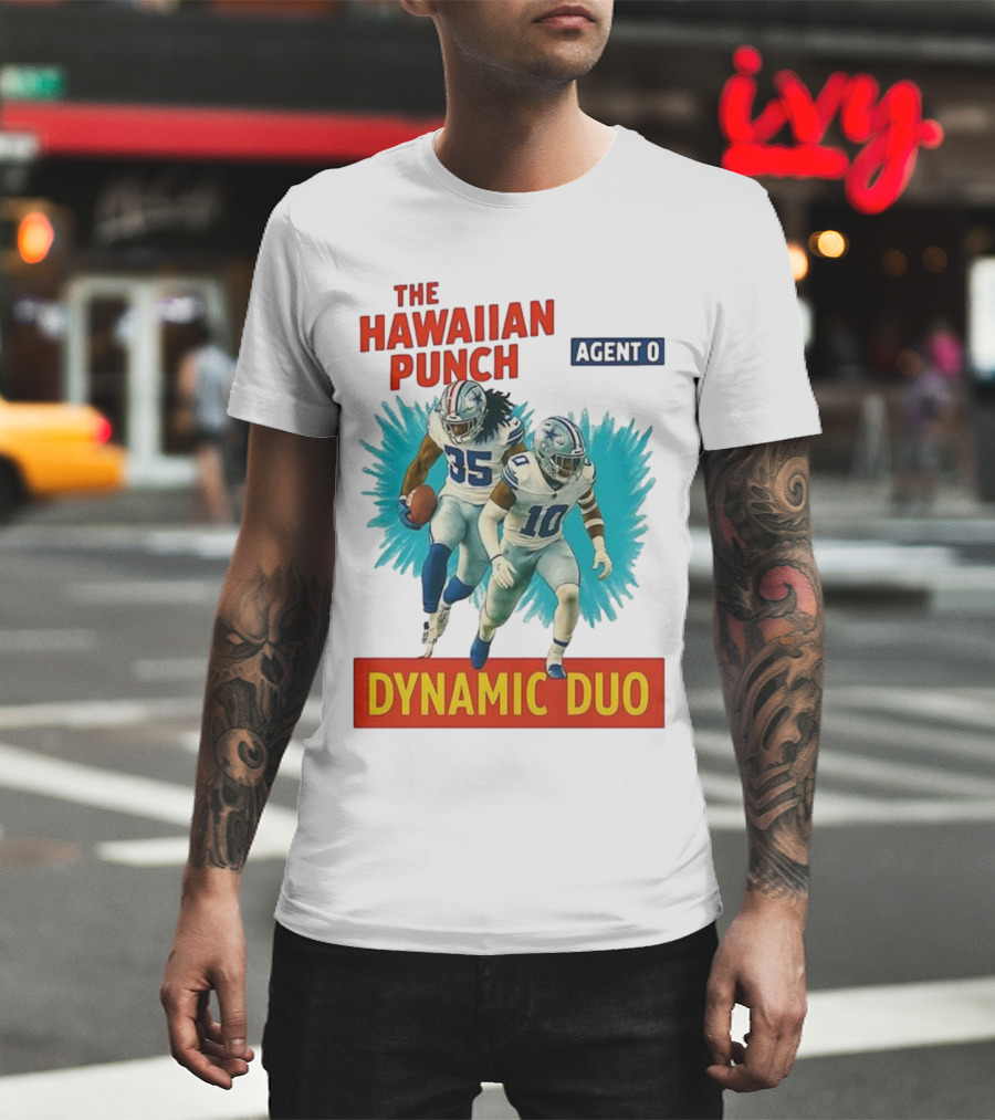 The Hawaiian Punch Agent O Dynamic Duo Dallas Cowboys Football T-Shirt