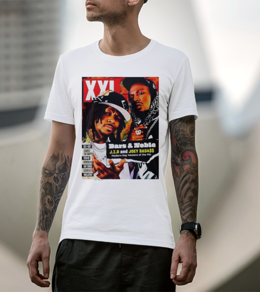 XXL Magazine JID Joey Badass Bars & Noble Modern-Day Masters Of The Mic T-Shirt