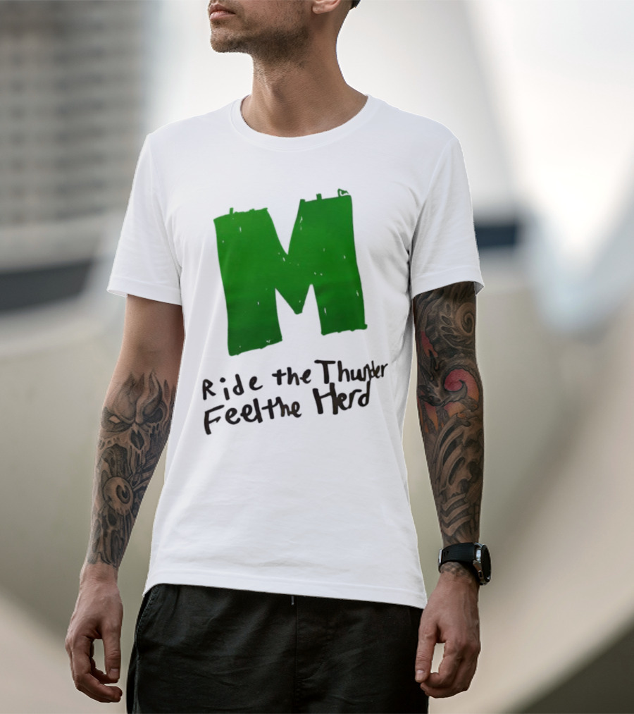Moorpark Musketeers Ride The Thunder Feel The Herd T-Shirt
