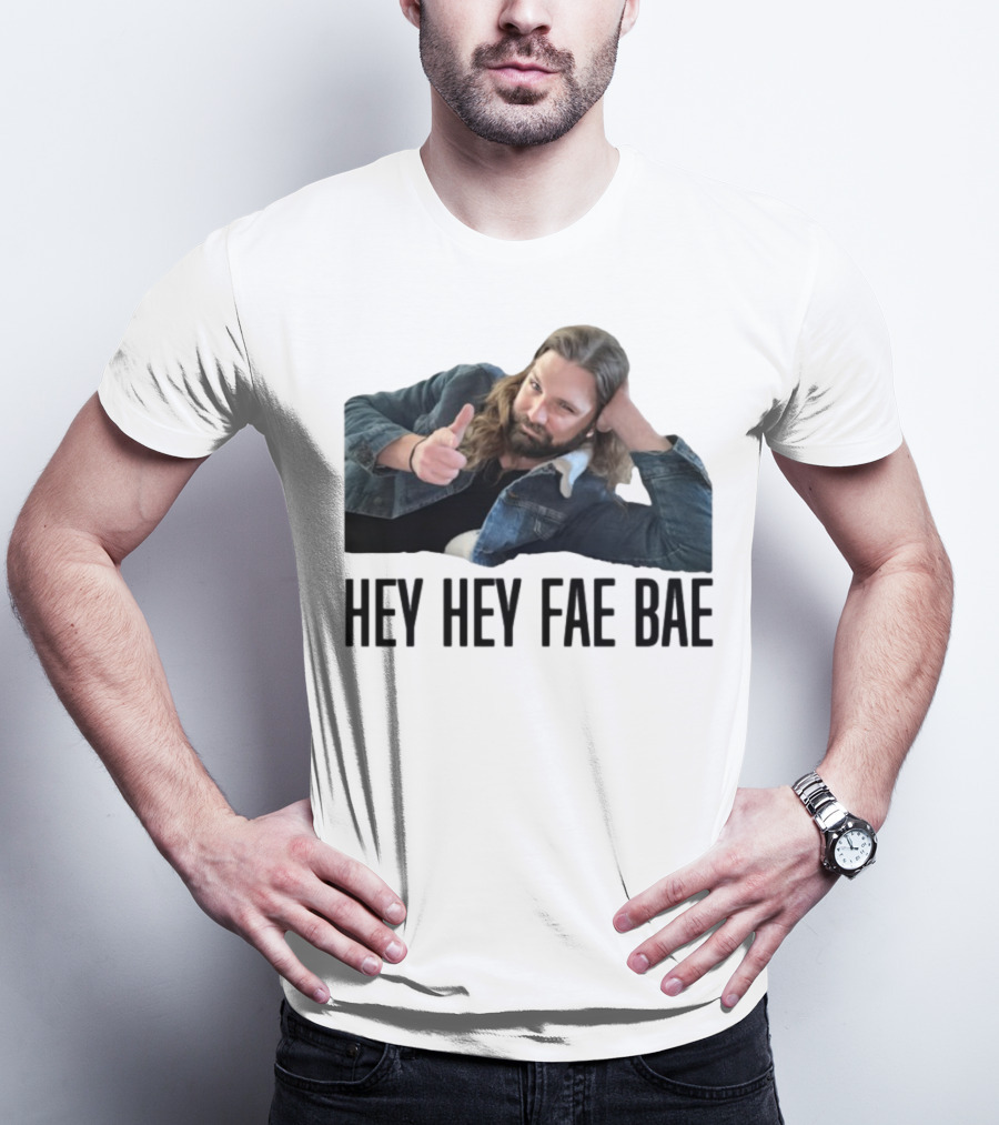 Hey Hey Fae Bae Denim Pose T-Shirt