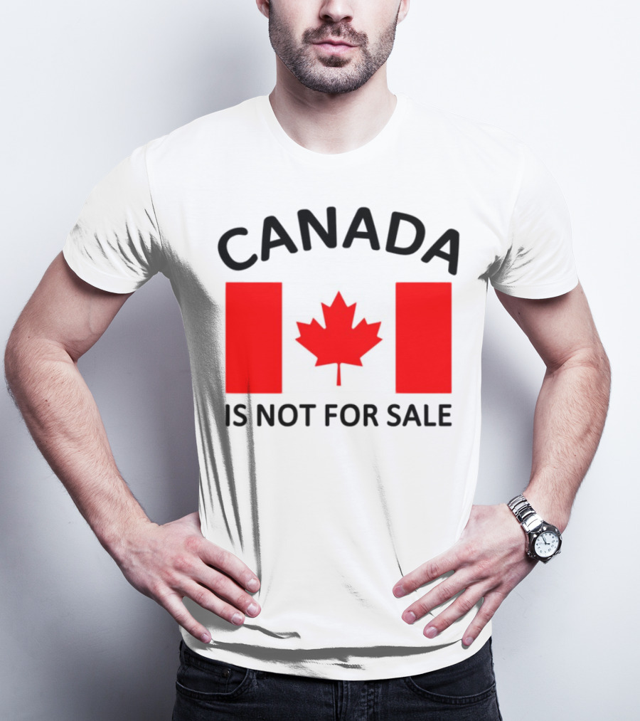 Mike Myers Canada Is Not For Sale Maple Leaf Flag T-Shirt