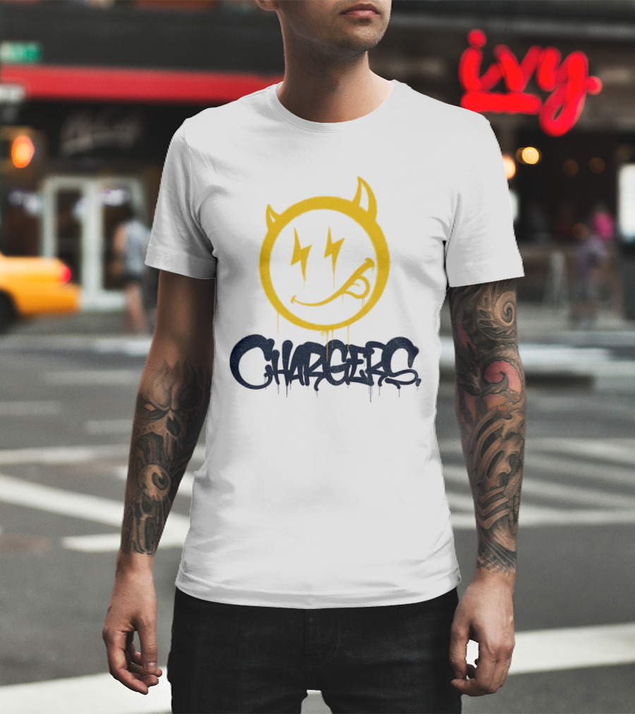 Los Angeles Chargers Devil Icon NFL 2025 T-Shirt