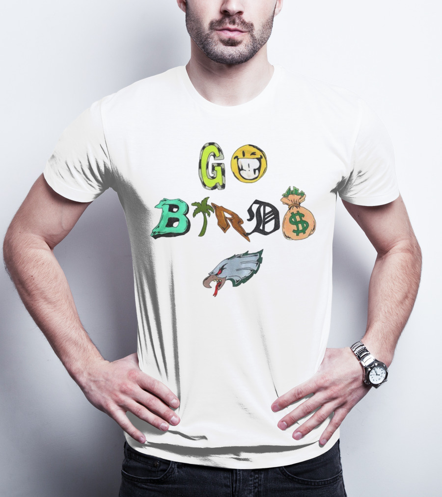 Philadelphia Eagles 2025 Go Birds NFL Football Fan Graphic T-Shirt