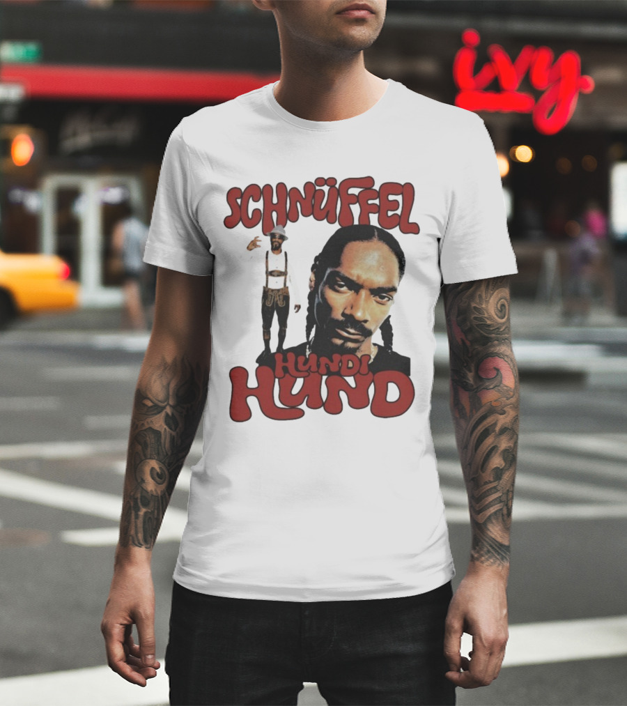 Snoop Dogg Schnüffel Hundi Hund German Style T-Shirt