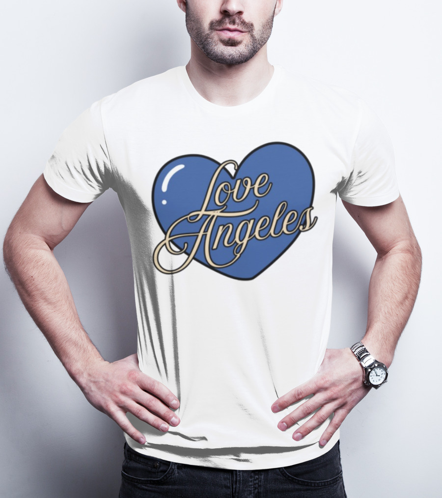 Bffs & Babes Love Angeles Heart Design T-Shirt