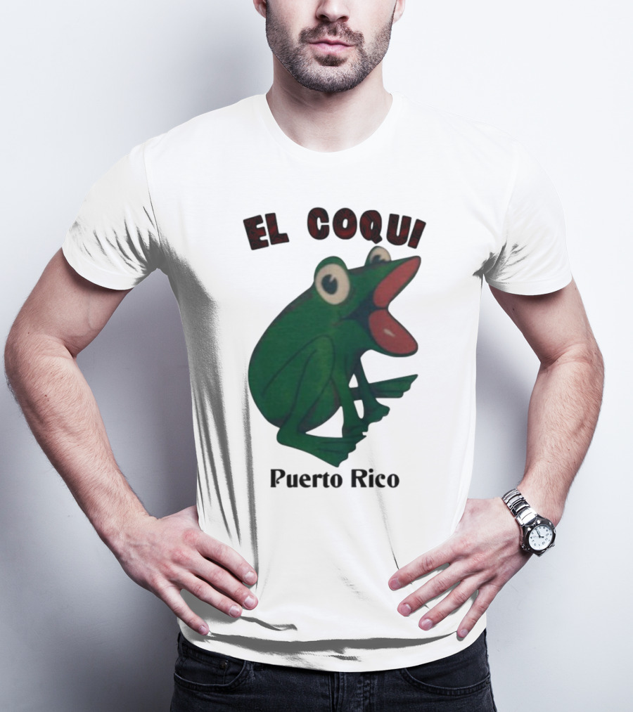 El Coqui Frog Puerto Rico Cultural Icon T-Shirt