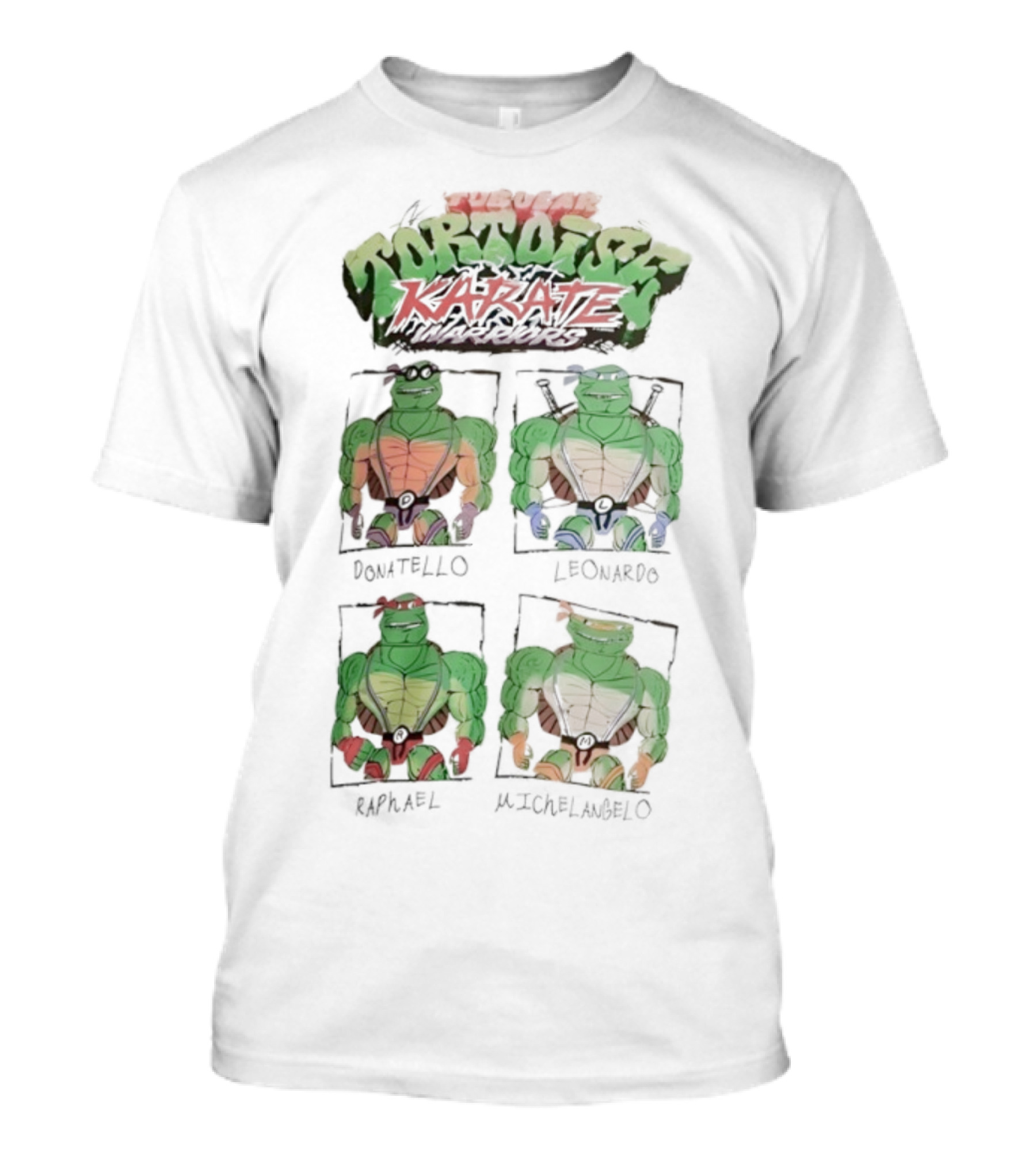 Super Tortoise Karate Donatello Leonardo Raphael Michelangelo T-Shirt