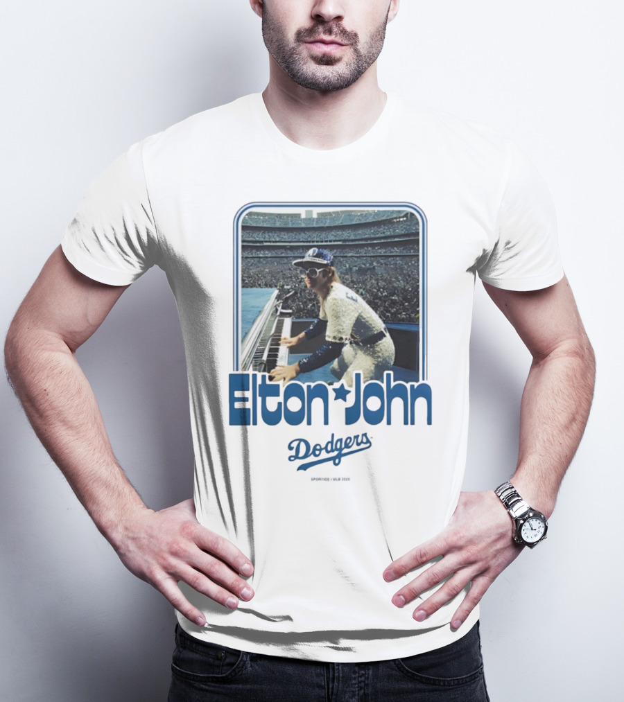 Elton John Dodgers Stadium Concert Los Angeles T-Shirt