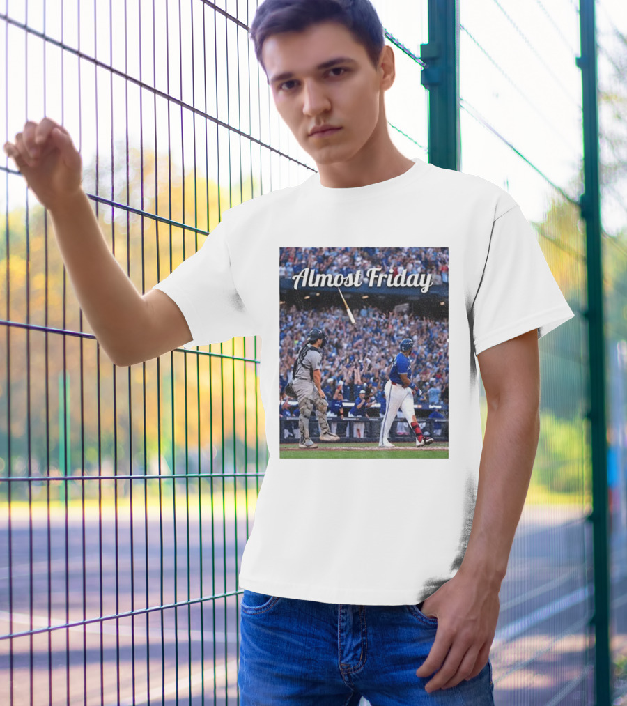 Toronto Blue Jays New York Yankees Almost Friday MLB Baseball Action T-Shirt