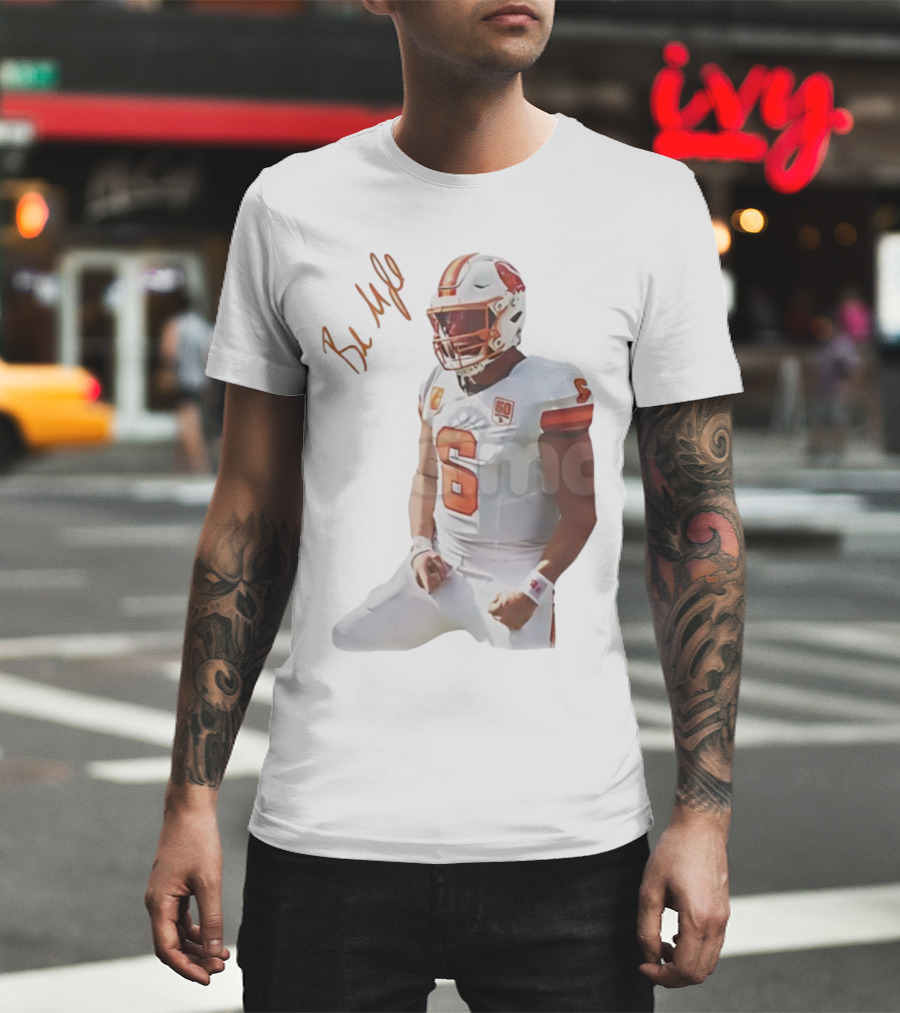 Baker Mayfield Signature Tampa Bay Buccaneers NFL Quarterback Number 6 T-Shirt