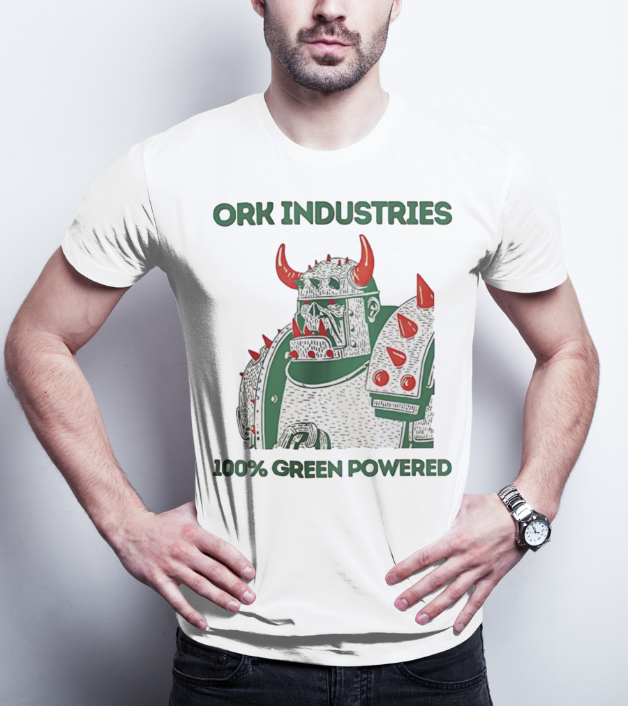 ORK Industries 100% Green Powered Orc Character Warrior T-Shirt