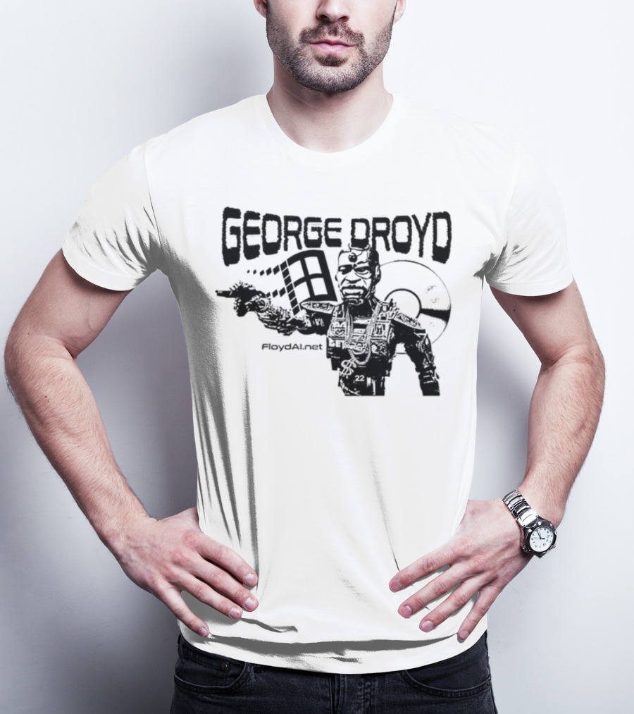 George Droyd Retro Vintage Droid Star Patterns T-Shirt
