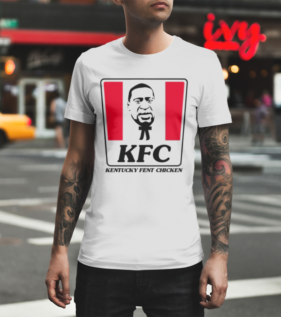 KFC Kentucky Fent Chicken Parody Red Bucket T-Shirt