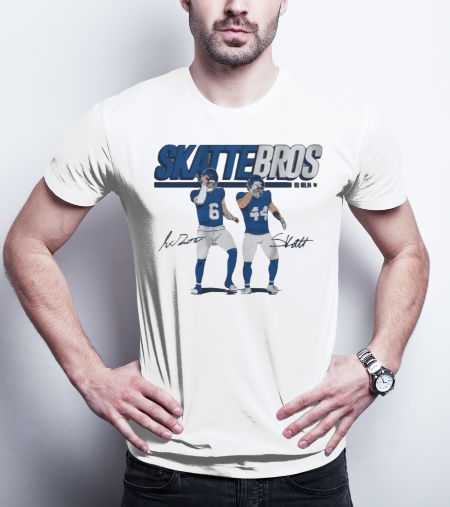 Skattebros Signature Jaxson Dart Cam Skattebo Football Players T-Shirt