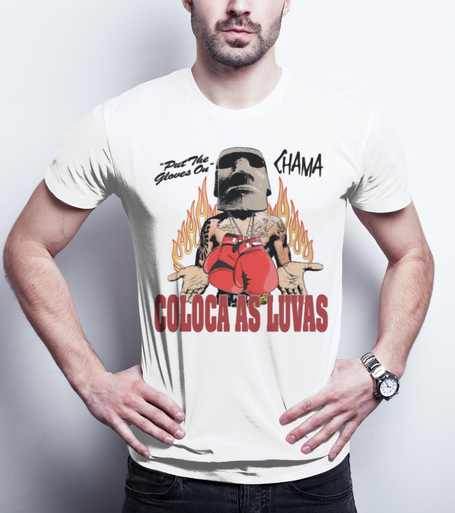 "Coloca As Luvas Put The Gloves On Flame Boxing" T-Shirt