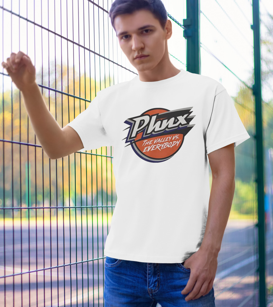 Phnx The Valley Vs Everybody Phoenix Mercury Basketball Tee T-Shirt