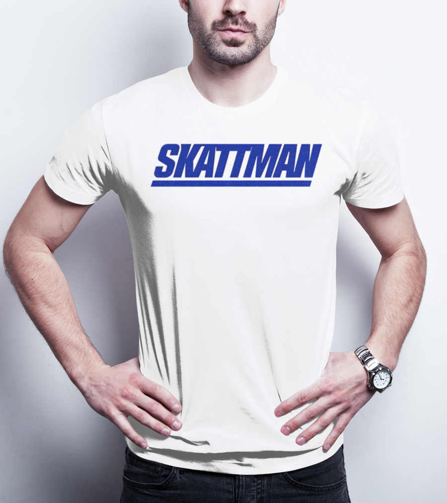 SKATTMAN Cam Skattebo New York Giants Team Spirit T-Shirt