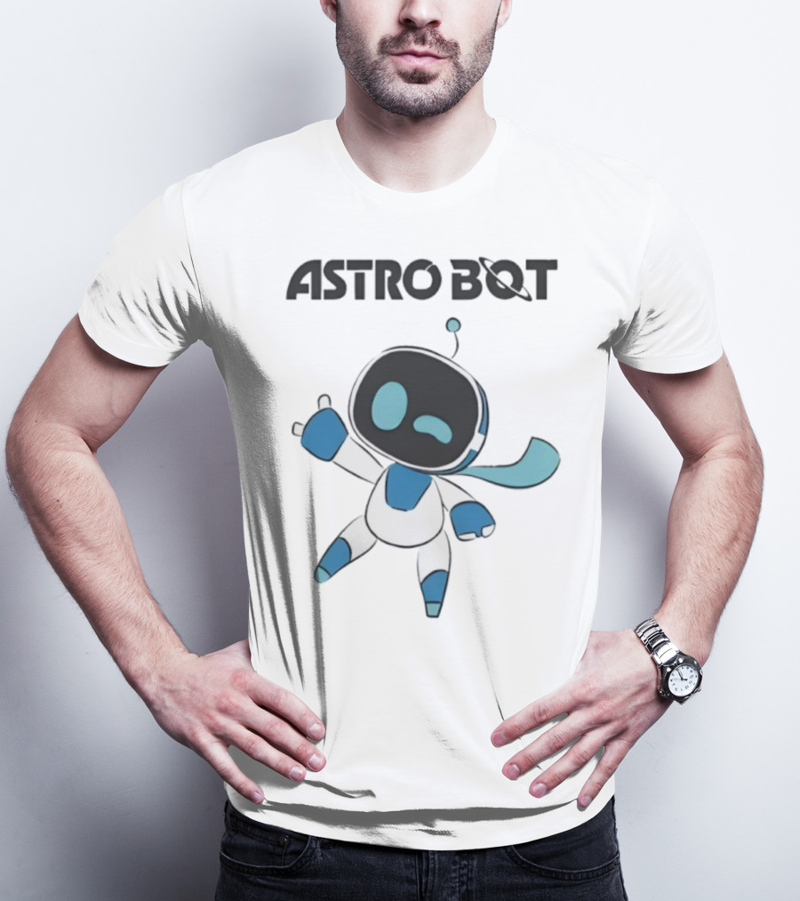 Astro Bot Robot Cartoon Character 2025 T-Shirt