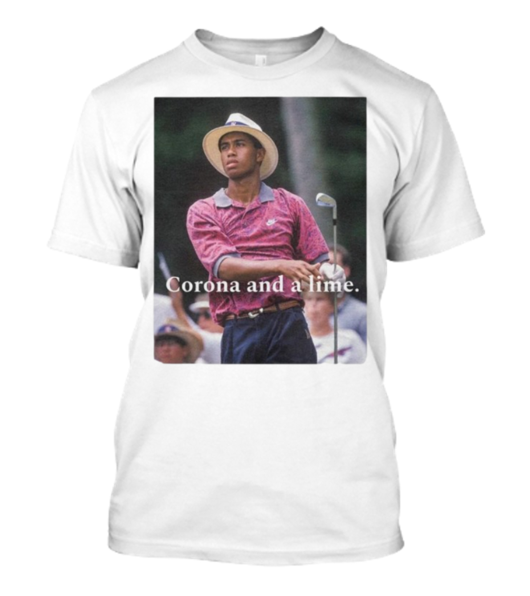 Corona And A Lime Golf Legend Iconic Style T-Shirt