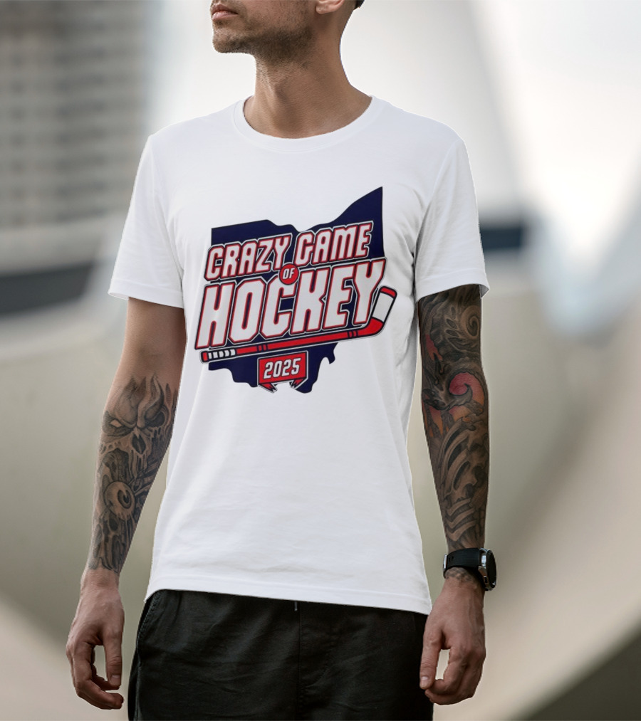 Crazy Game Of Hockey 2025 T-Shirt