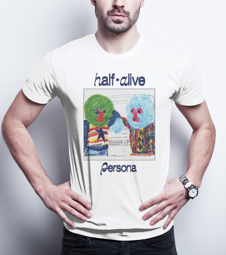 Half Alive Persona Crayon Art Duo T-Shirt