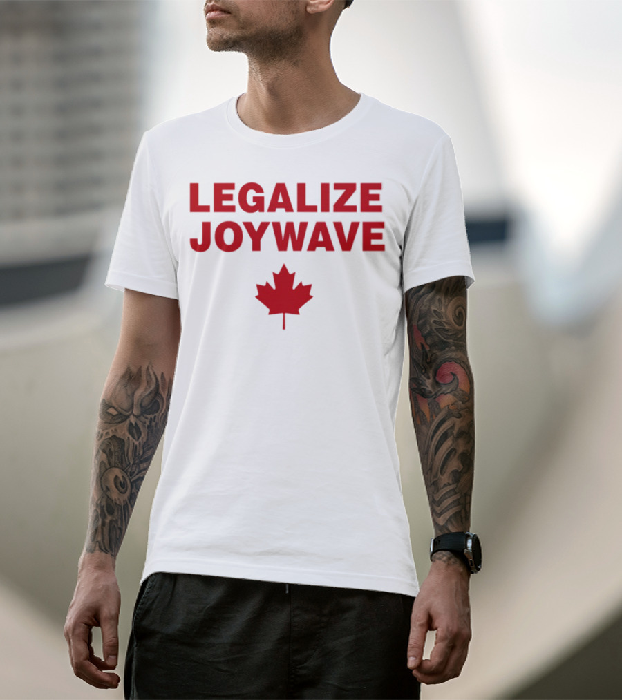 Legalize Joywave Maple Leaf Icon Canada Theme T-Shirt