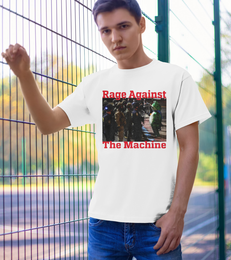 Rage Against The Machine Portland Frog Protest T-Shirt