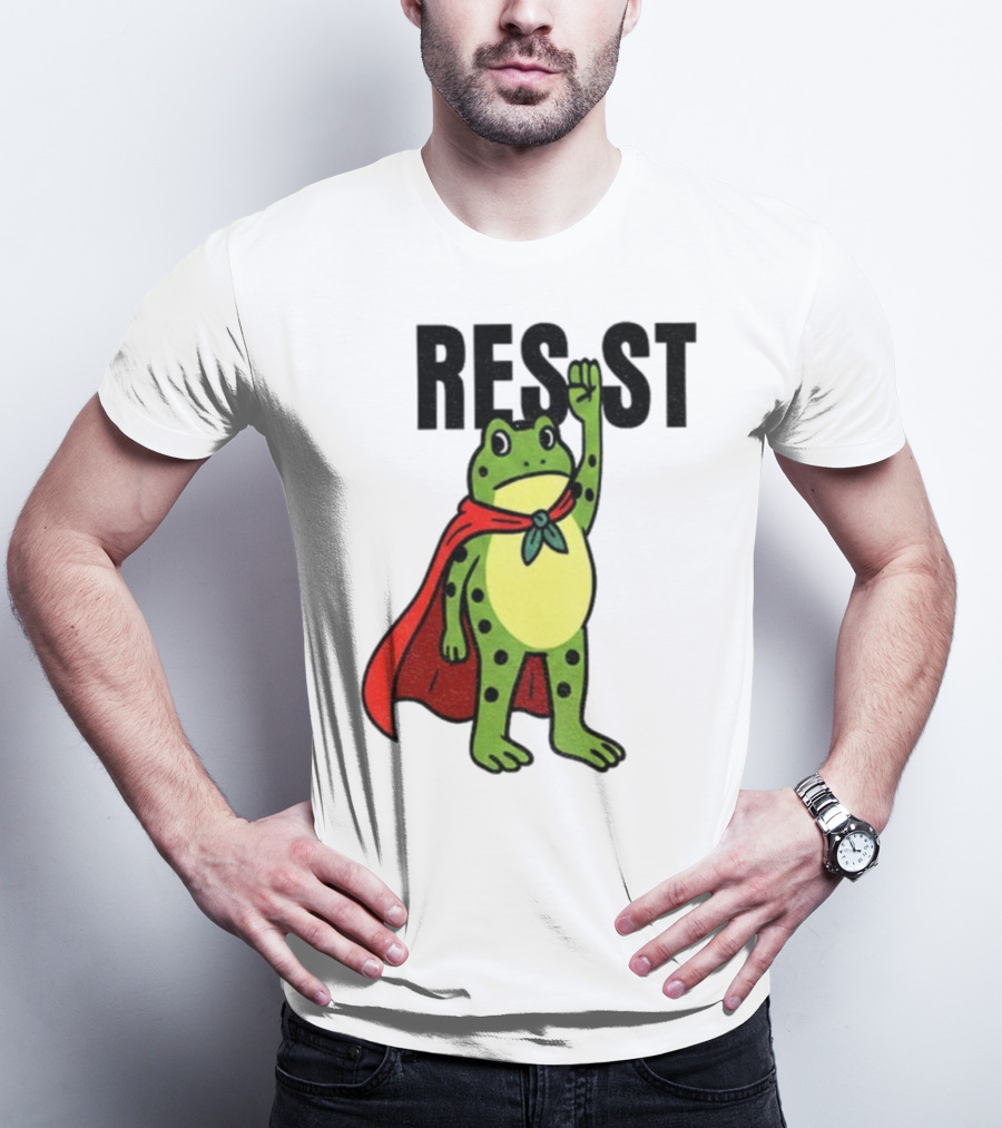 Resist Portland Frog Rage Against Machine Iconic Symbol T-Shirt
