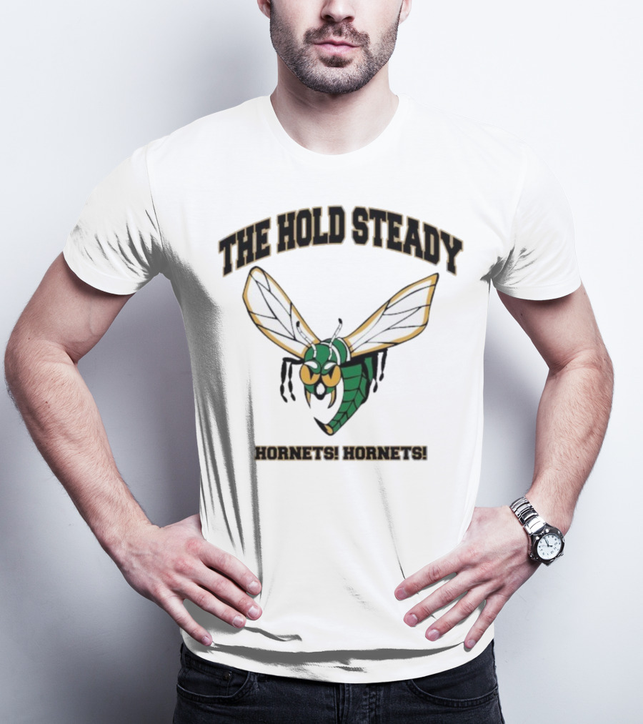 The Hold Steady Hornets Hornets Logo Buzzing Insect Art T-Shirt
