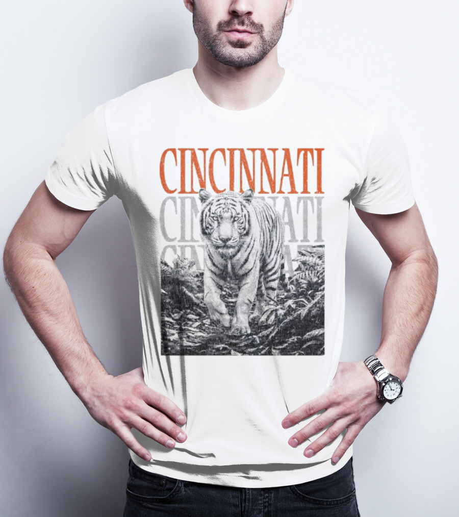 Cincinnati Bengals Tiger Fan Team Spirit T-Shirt