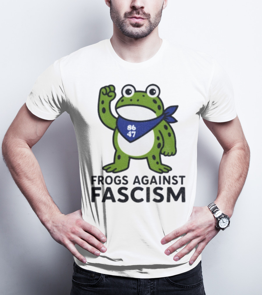Frogs Against Fascism 86 47 Peaceful Protest Image T-Shirt