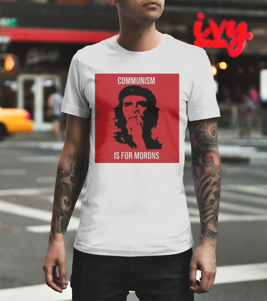 Communism Is For Morons Che Guevara Red T-Shirt