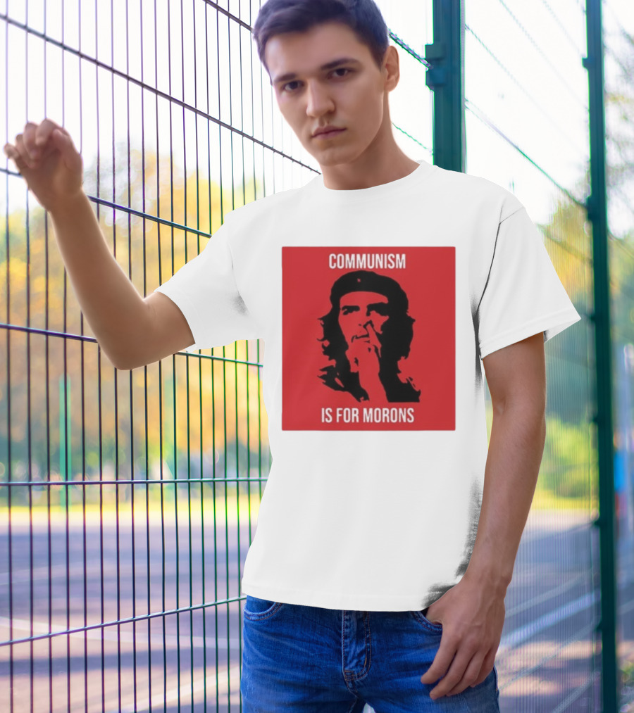 Communism Is For Morons Che Guevara Red T-Shirt