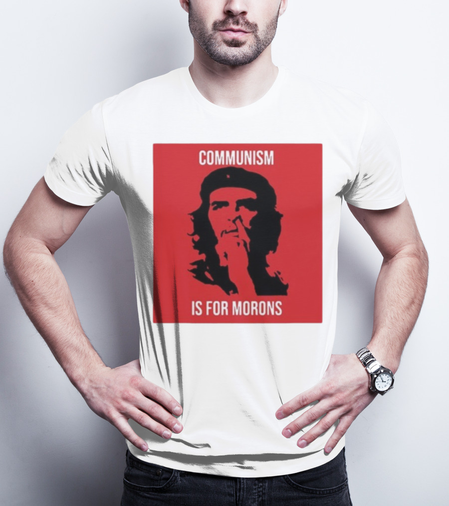 Communism Is For Morons Che Guevara Red T-Shirt