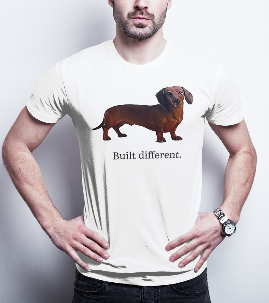 Dachshund Built Different T-Shirt
