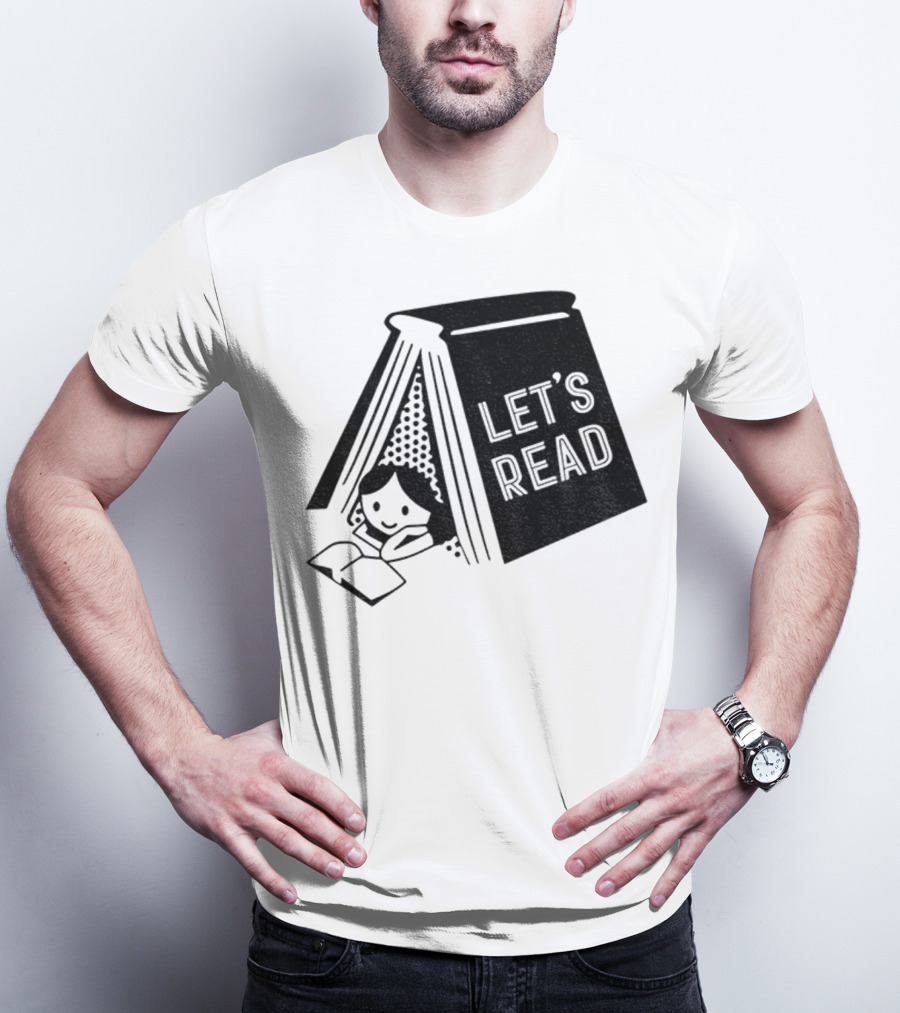 Derek Luh Let’s Read 2025 Book Tent Design T-Shirt