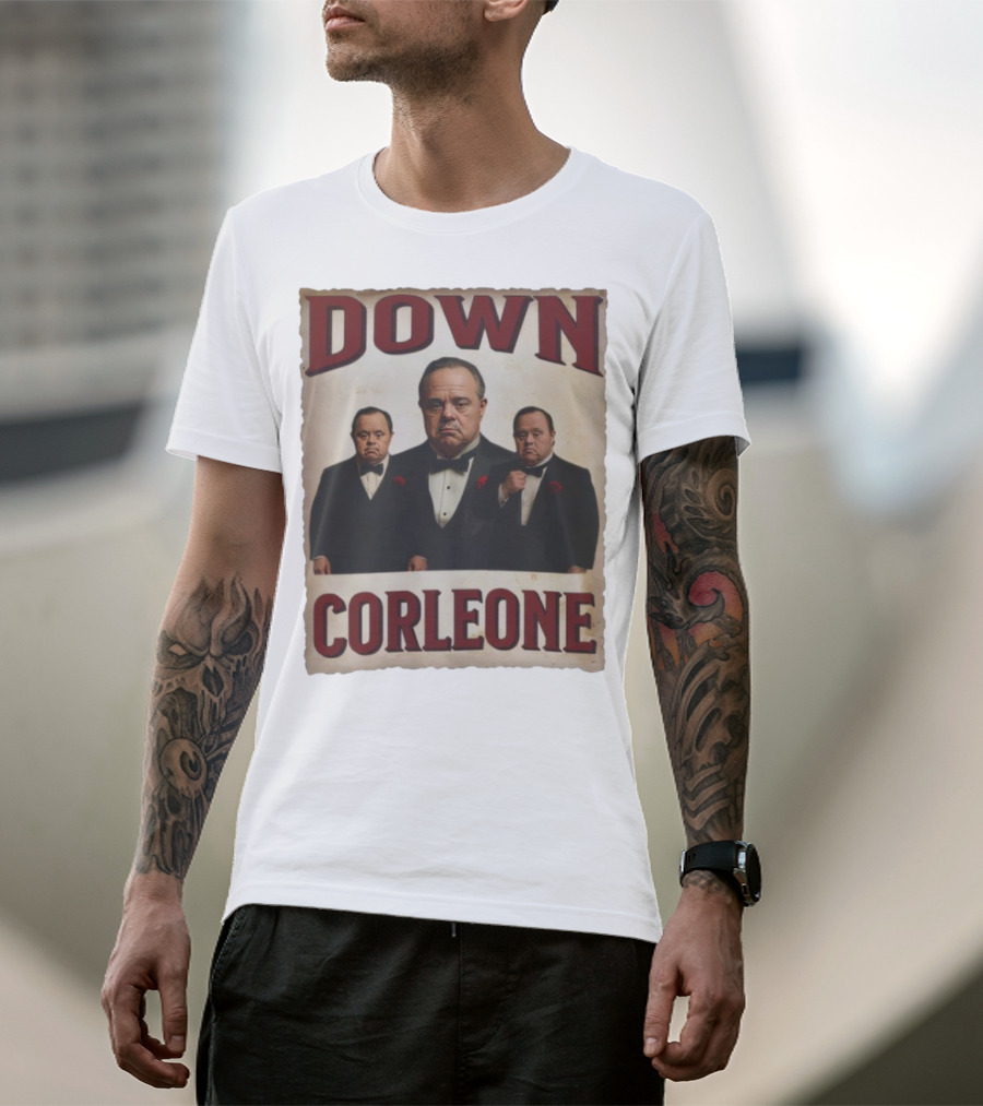 Down Corleone Funny Mafia Parody T-Shirt