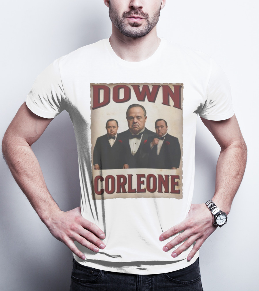 Down Corleone Funny Mafia Parody T-Shirt