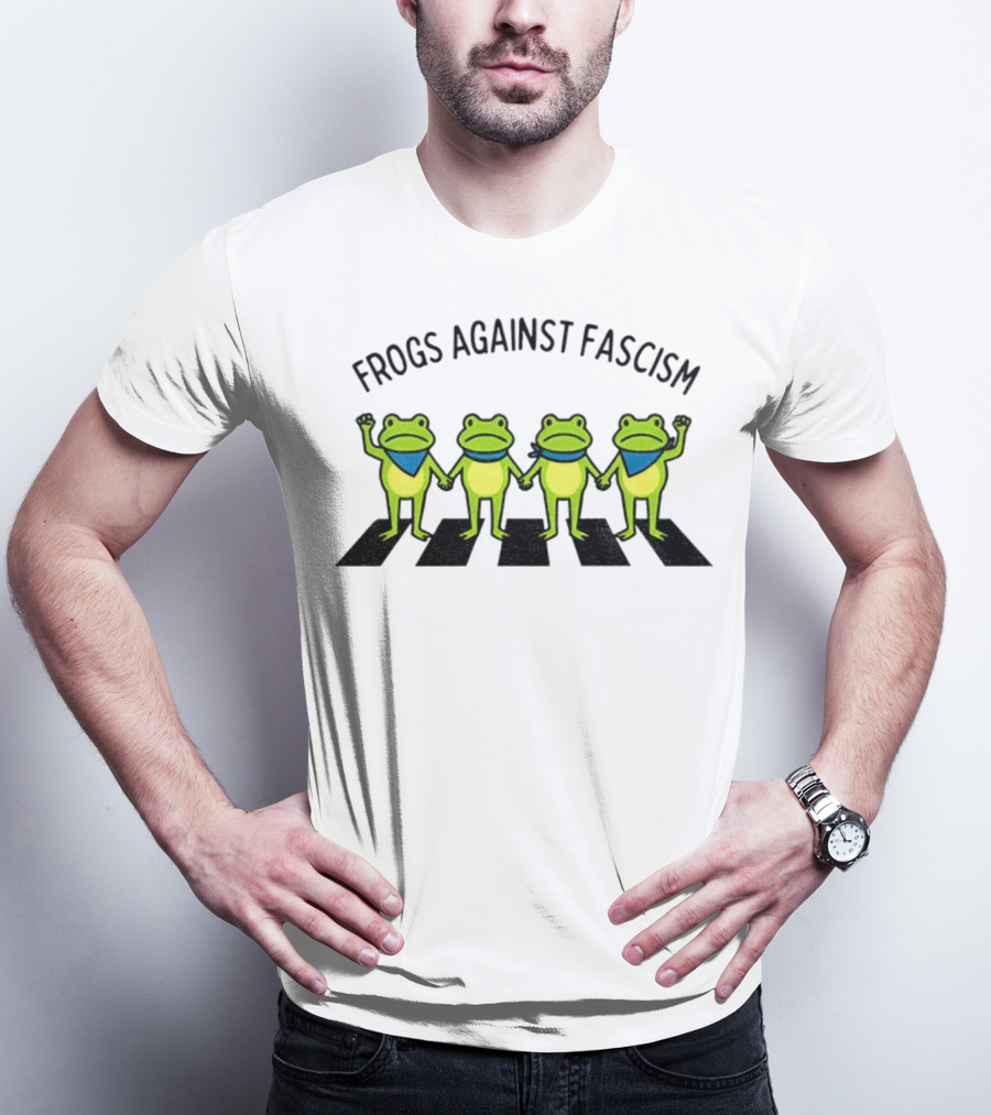Frogs Against Fascism Anti Fascism Abolish ICE Portland Protest T-Shirt