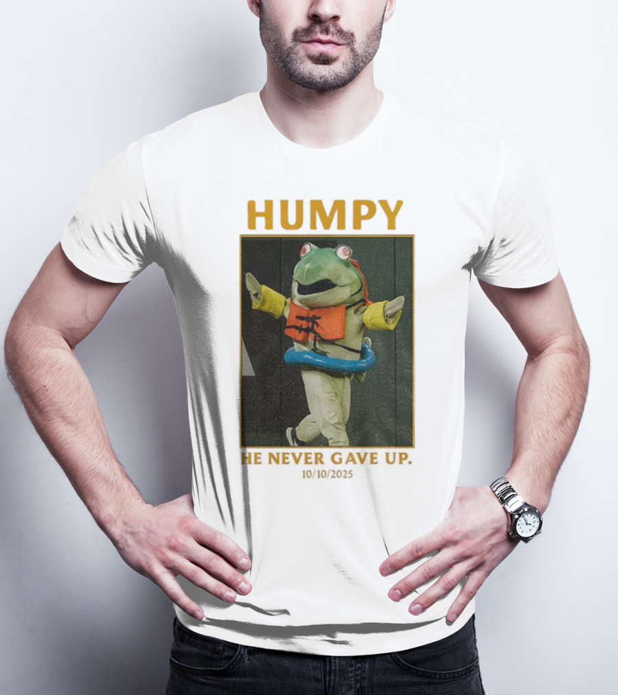 Humpy Salmon He Never Gave Up Seattle Mariners MLB Baseball 10 10 2025 T-Shirt